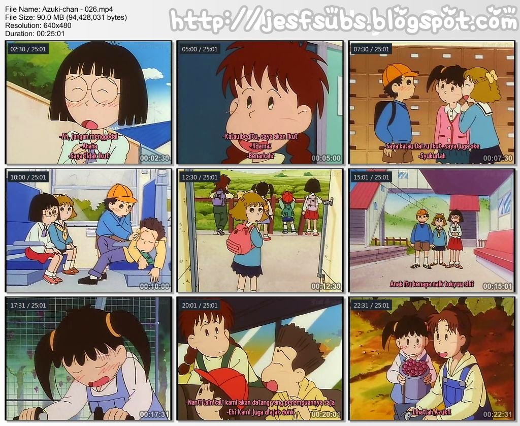 JESF SUBS: [JESF SUBS] Azuki - chan Episode 26 Indonesia Sub